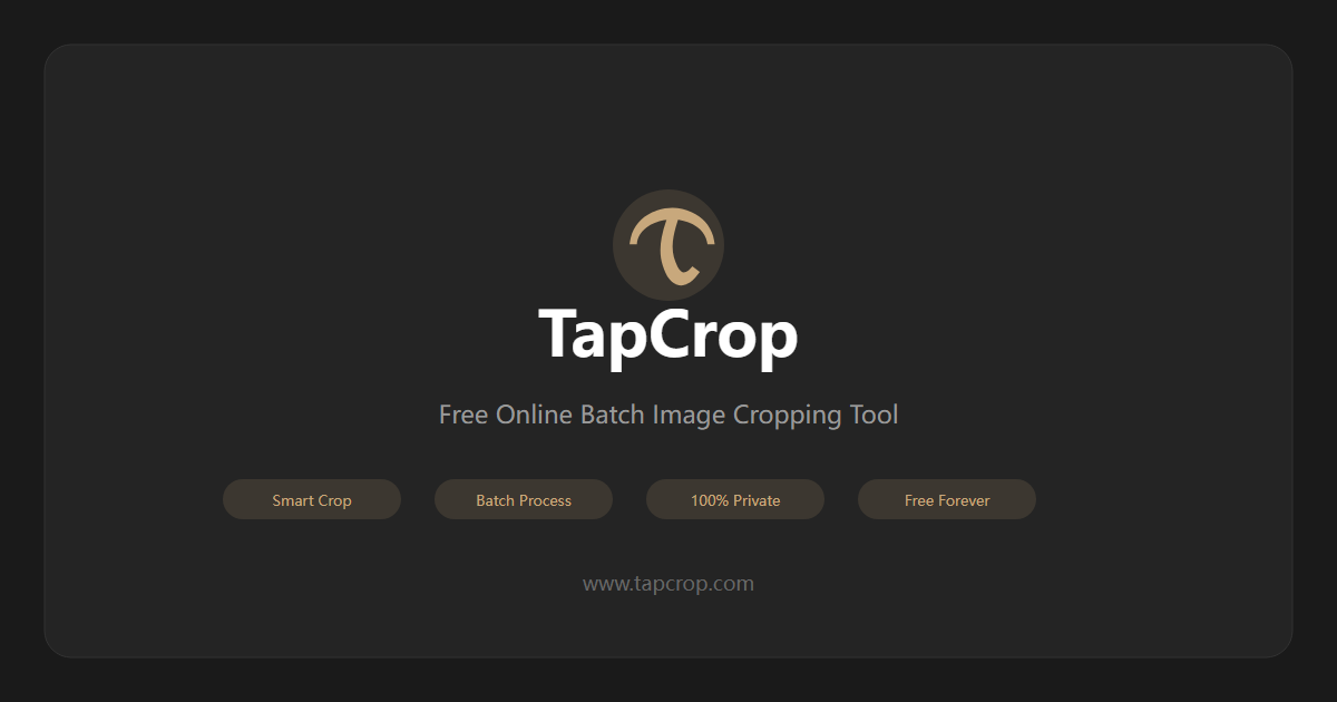 Tutorial — How to Use TapCrop Image Editor